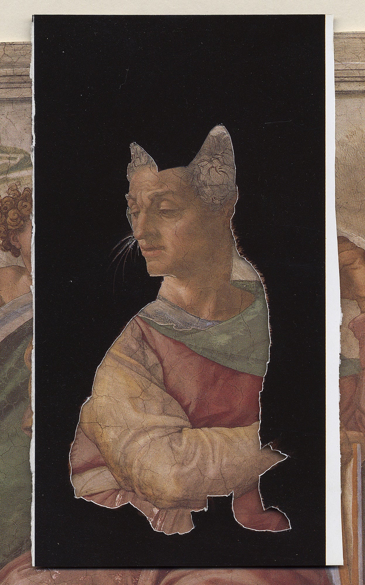 The Prophet Isaiah as a Kitten in The Sistine Chapel | Sean Hillen ...